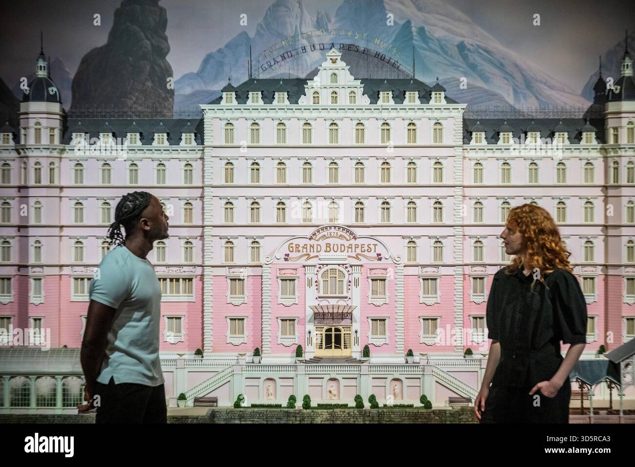 London, UK. 17 Nov 2025. The facade from the Grand Budapest Hotel, 2014 ...