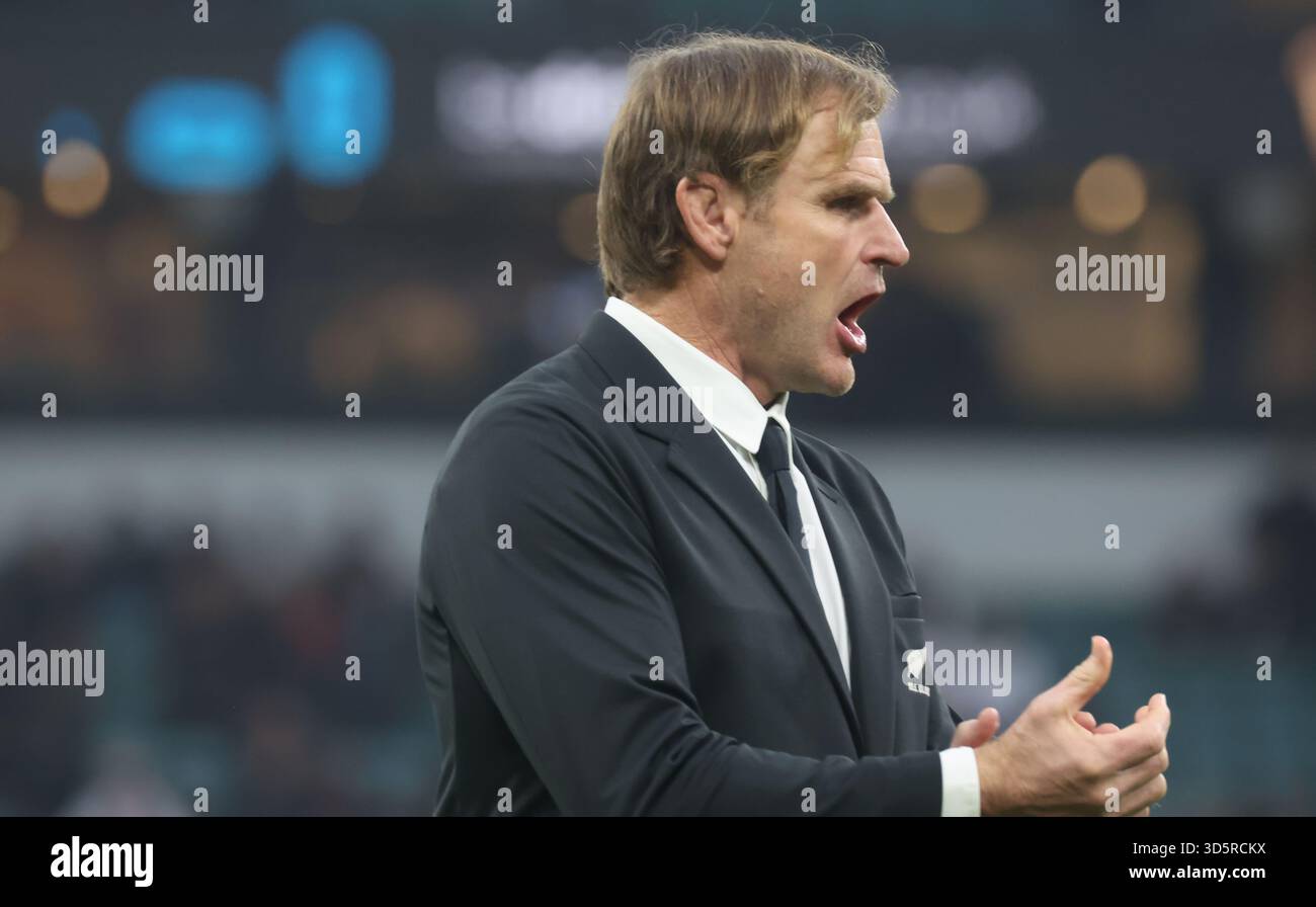 New Zealand's Head coach Scott Robertson during Quilter Nations Series ...
