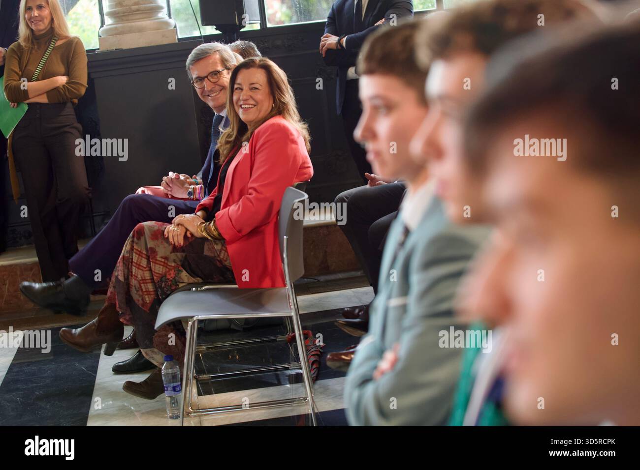 The Regional Minister for Educational Development and Vocational Training, María del Carmen ...