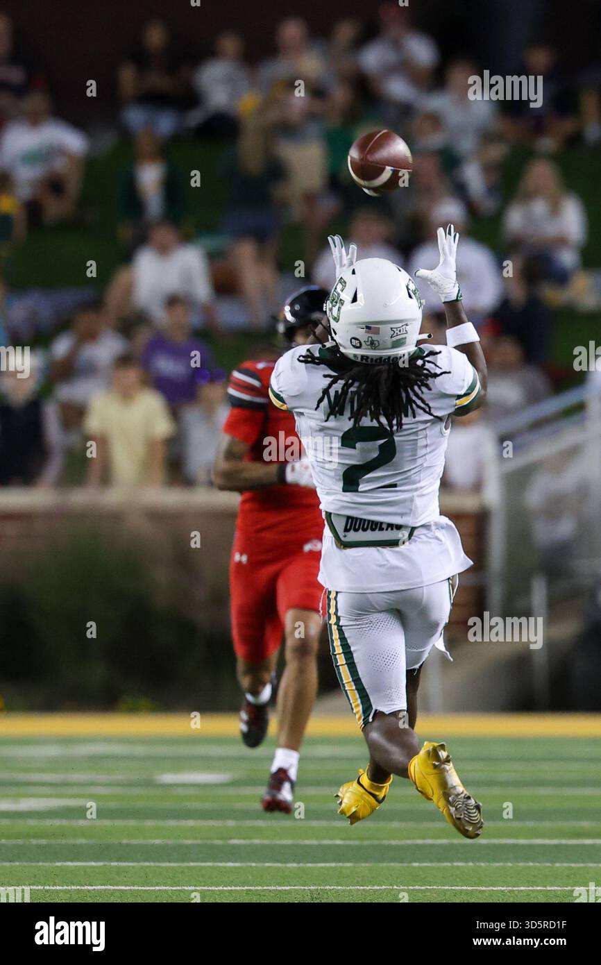 WACO, TX - NOVEMBER 15: Wide receiver Kole Wilson #2 of the Baylor ...