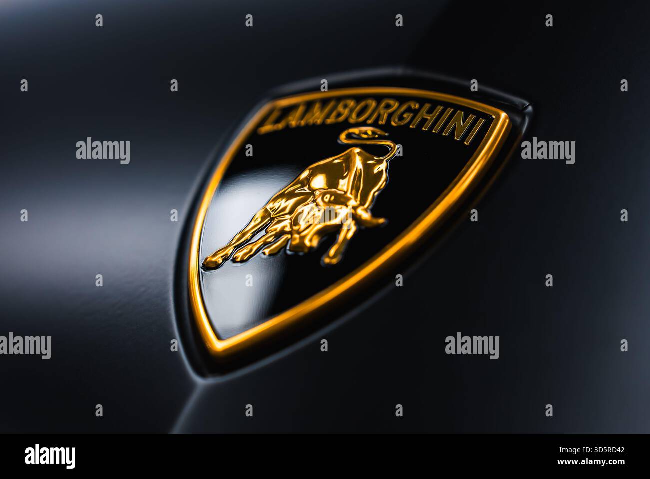 Lamborghini crest sculpture hi-res stock photography and images - Alamy