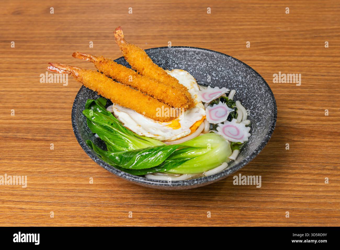 Tsukemen ramen with separate cold noodles for dipping in concentrated ...