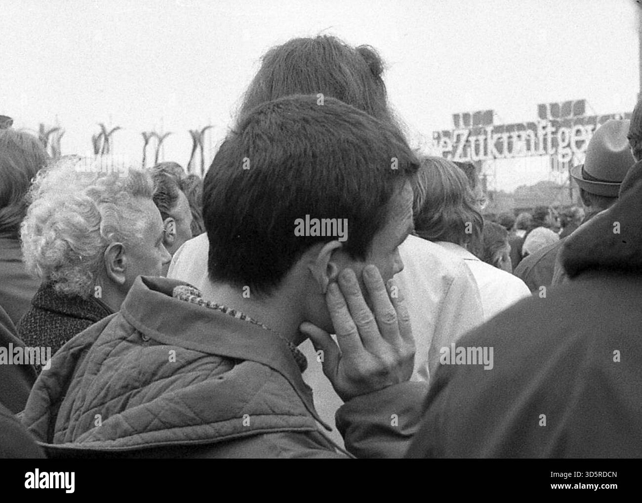 Hear, hear. May 1, 1969 in front of the Reichstag in Berlin [automated ...