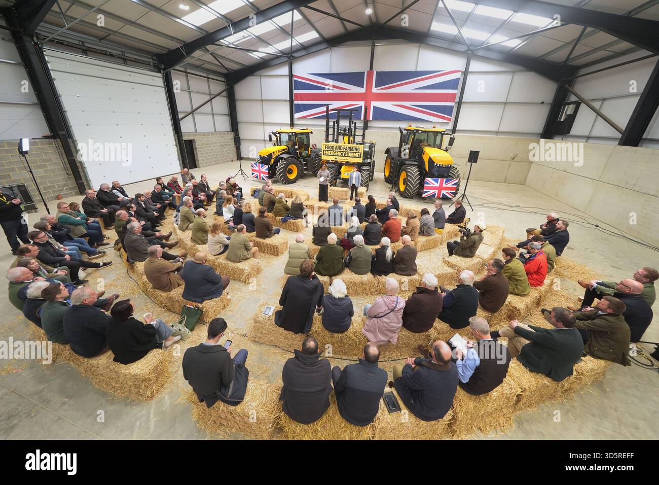 Conservative Party leader Kemi Badenoch (centre left) and shadow ...