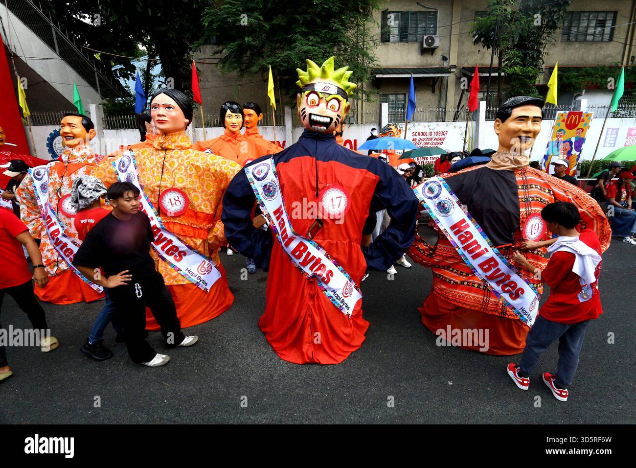 November 16, 2025, Philippines: Higantes effigy walking on the streets ...