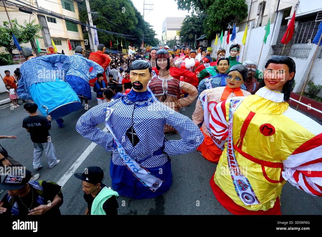 November 16, 2025, Philippines: Higantes effigy walking on the streets ...