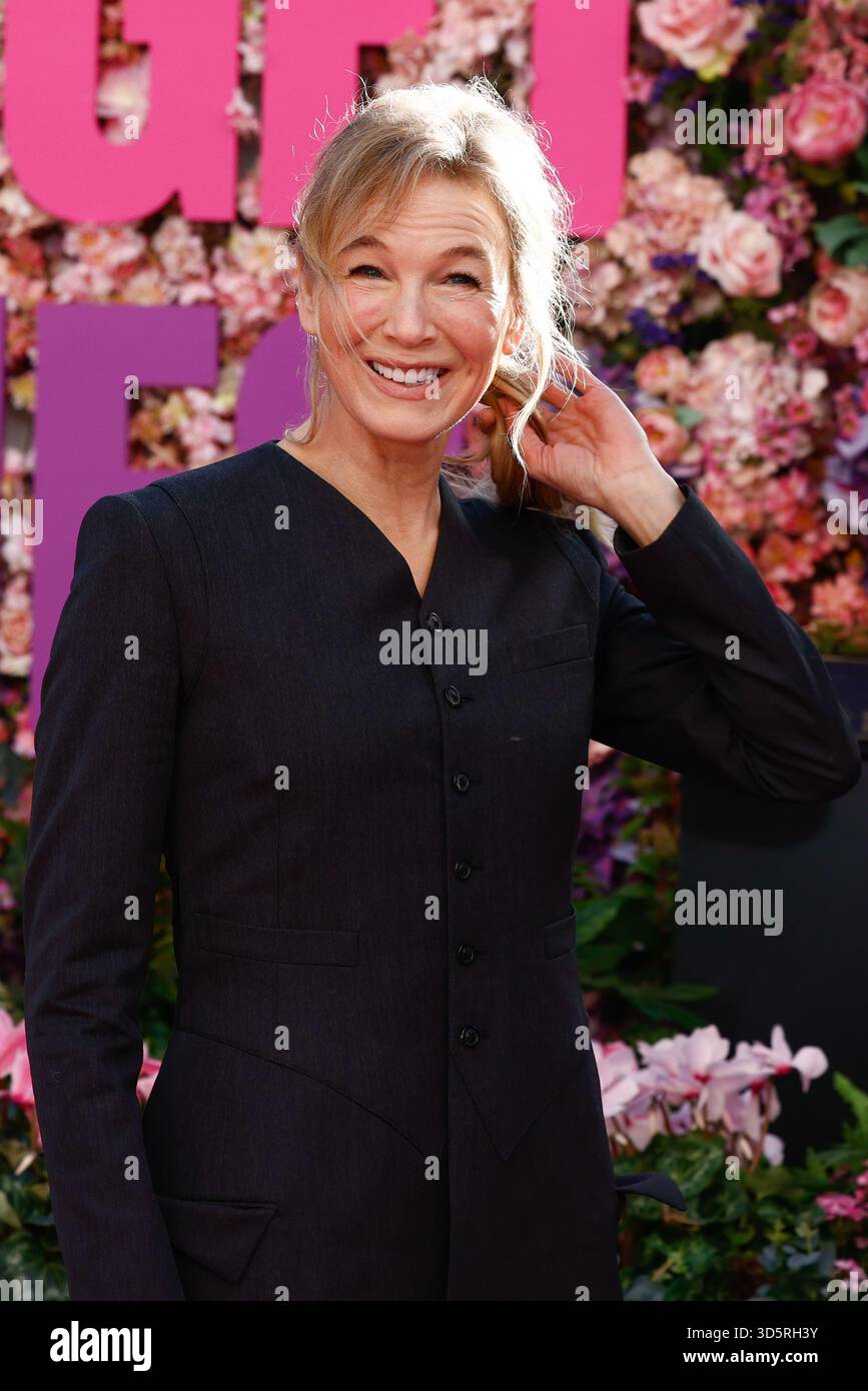 Renee Zellweger poses for photographers during the unveiling of the ...