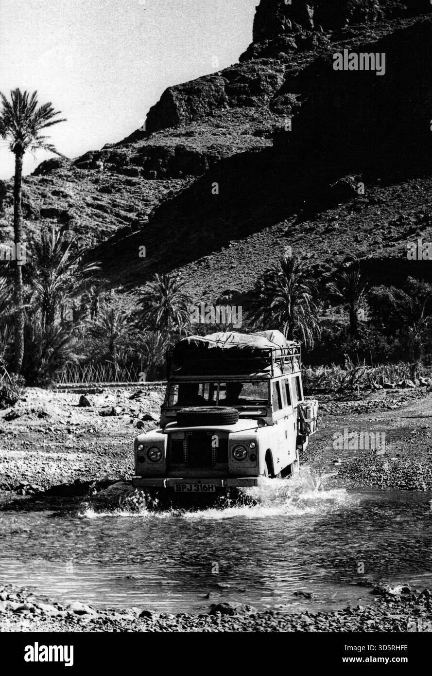 White land rover in Black and White Stock Photos & Images - Alamy