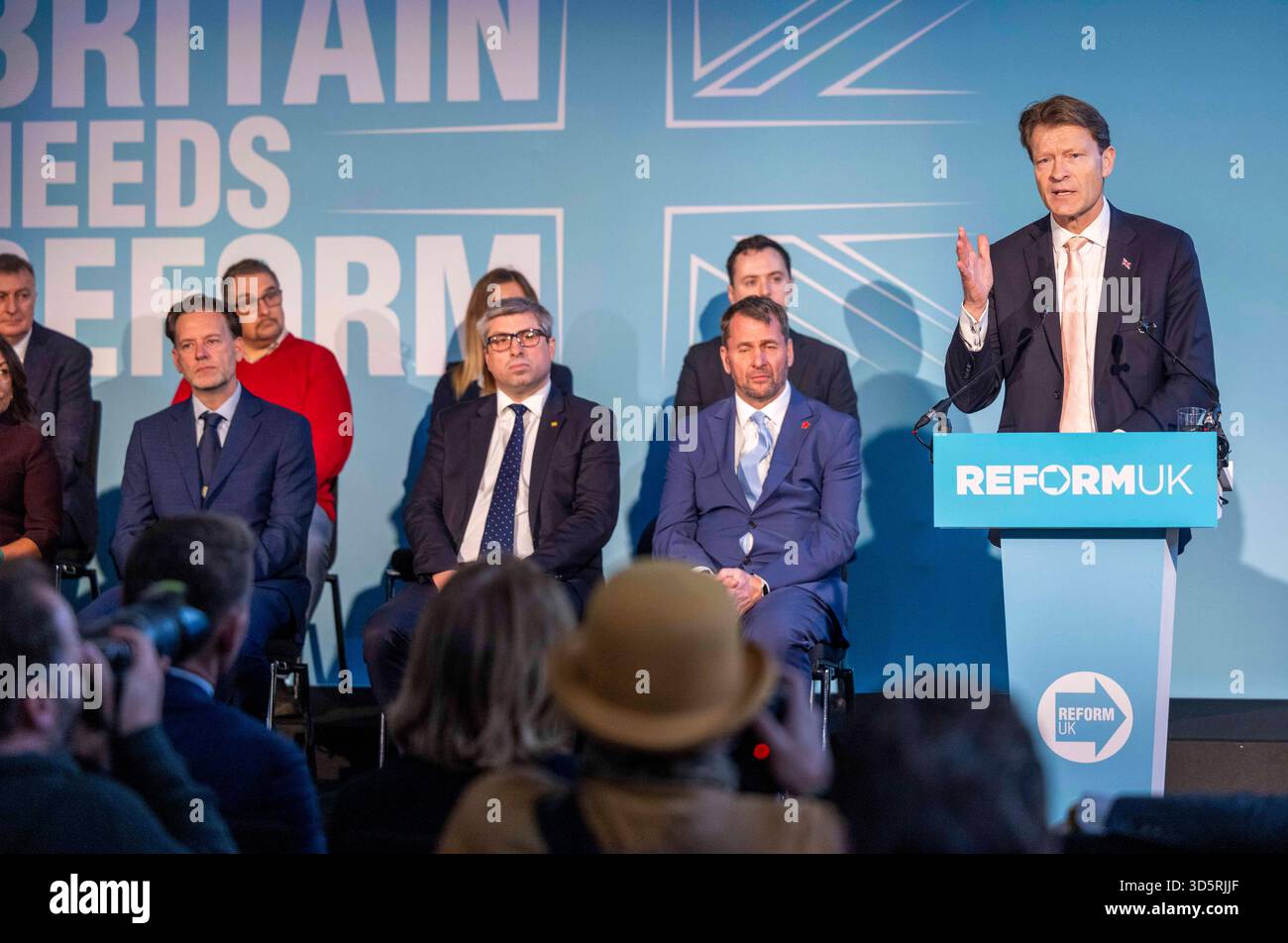 London, UK. 17 Nov 2025 Richard Tice, Member of Parliament for Boston ...