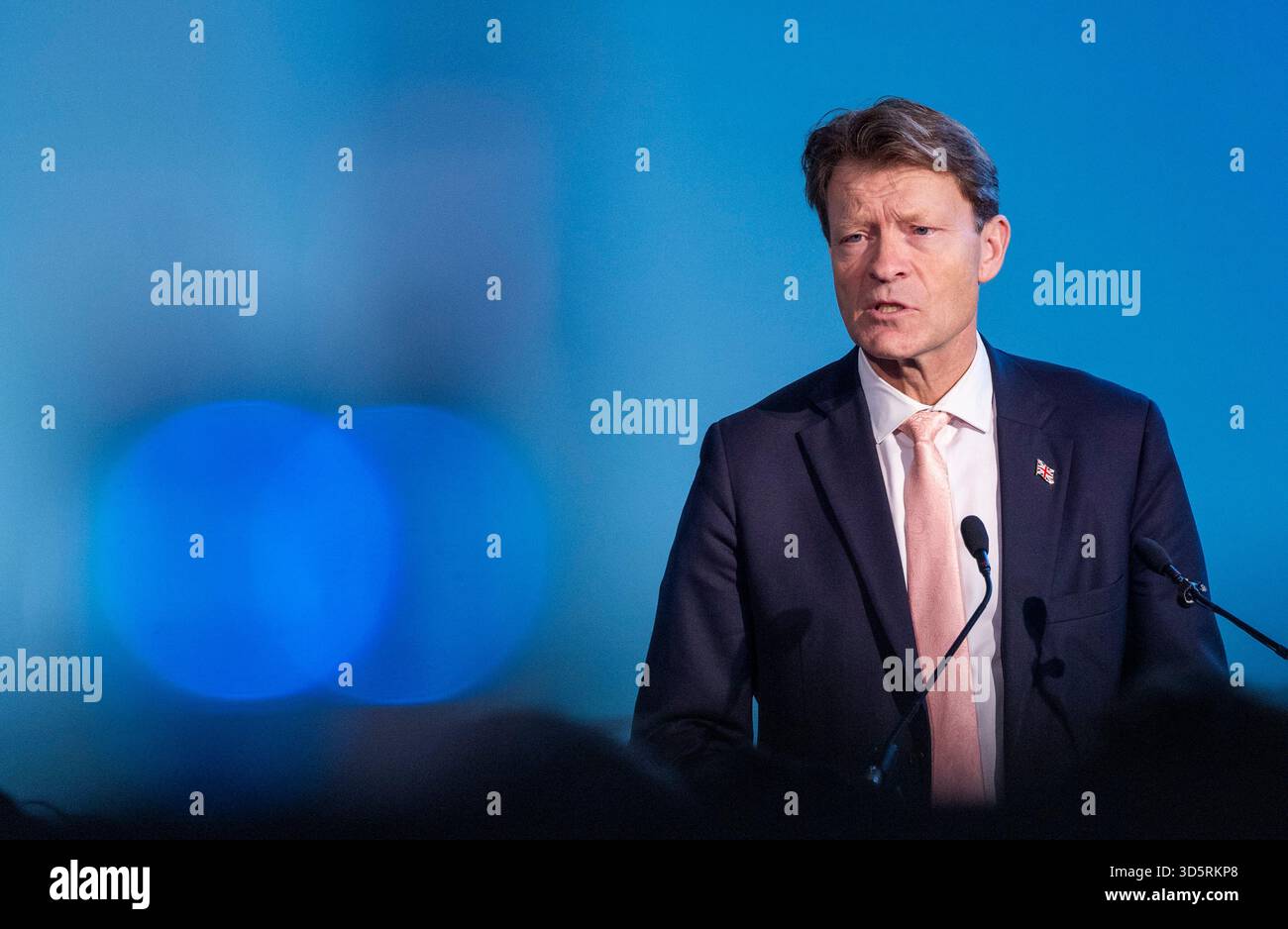 London, UK. 17 Nov 2025 Richard Tice, Member of Parliament for Boston ...