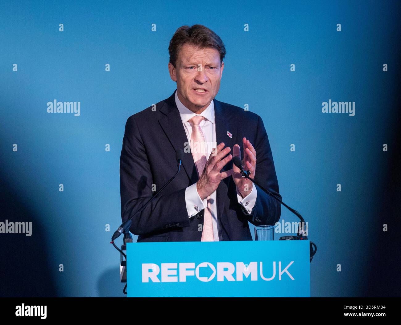 London, UK. 17 Nov 2025 Richard Tice, Member of Parliament for Boston ...