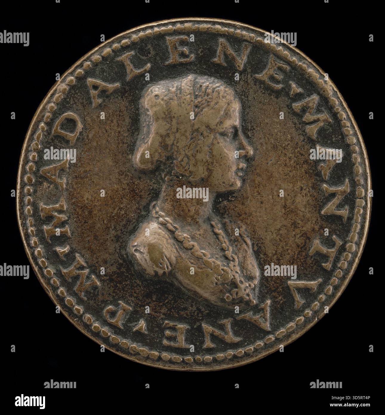 This obverse medal, in the style of Giancristoforo Romano, depicts ...