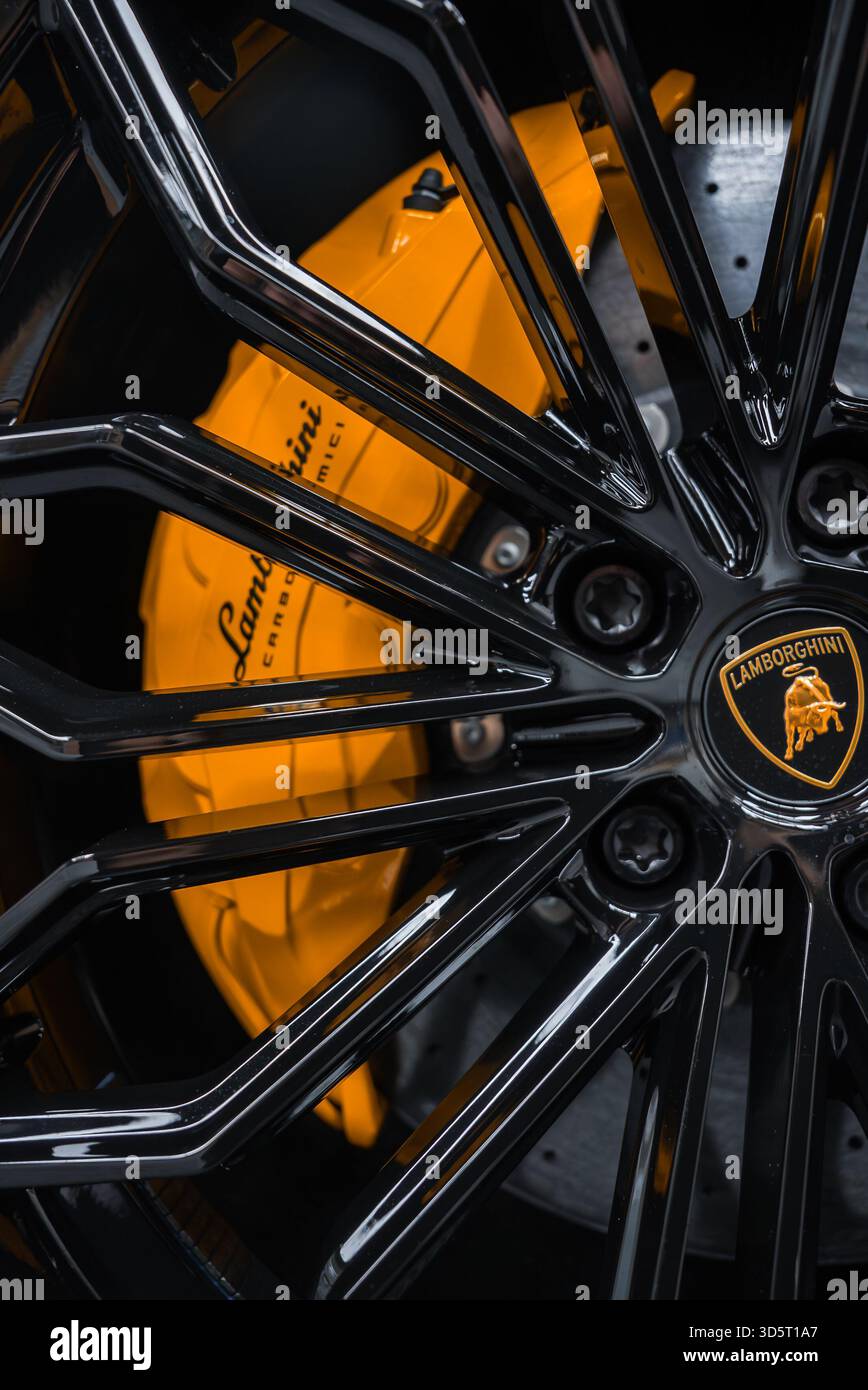 Lamborghini crest texture hi-res stock photography and images - Alamy