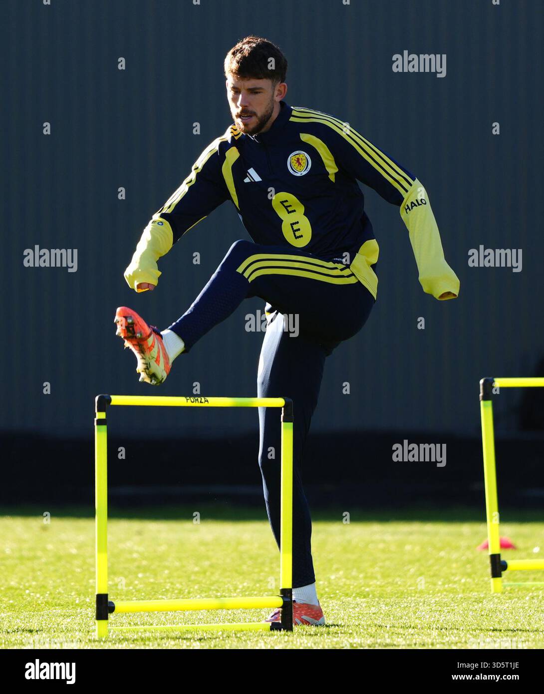 Scotland's Ryan Christie during a training session at Lesser Hampden ...