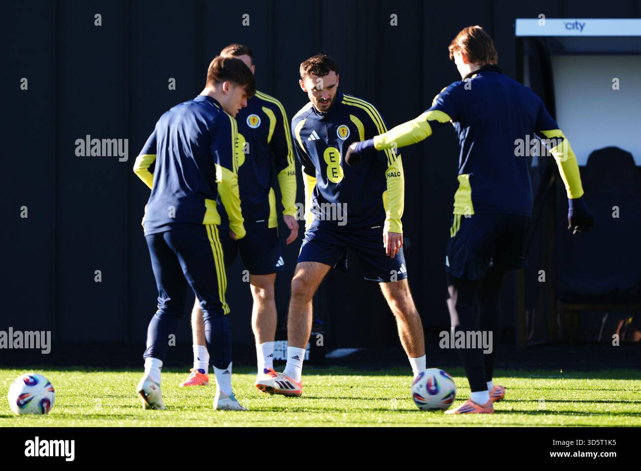 Scotland's Andy Irving during a training session at Lesser Hampden ...