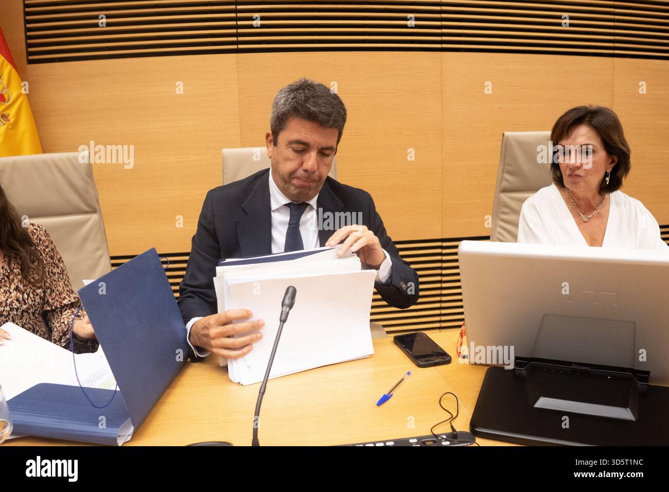 The president of the Valencian Generalitat in functions, Carlos Mazón ...