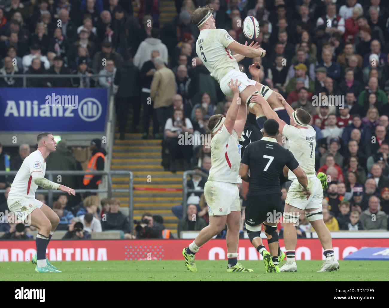 England's Alex Coles(Northampton Saints) in action during Quilter ...
