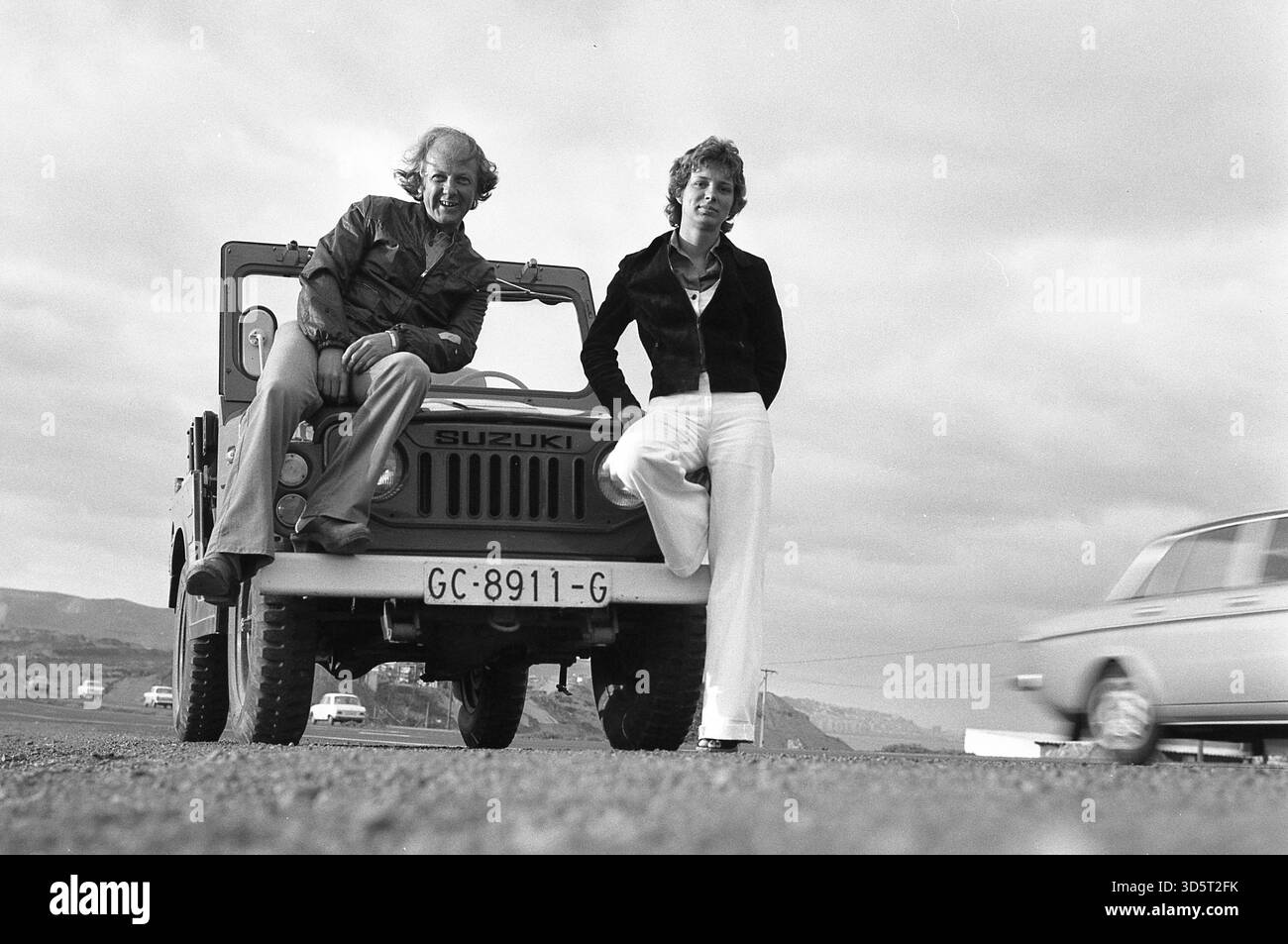 Man on off road Black and White Stock Photos & Images - Alamy