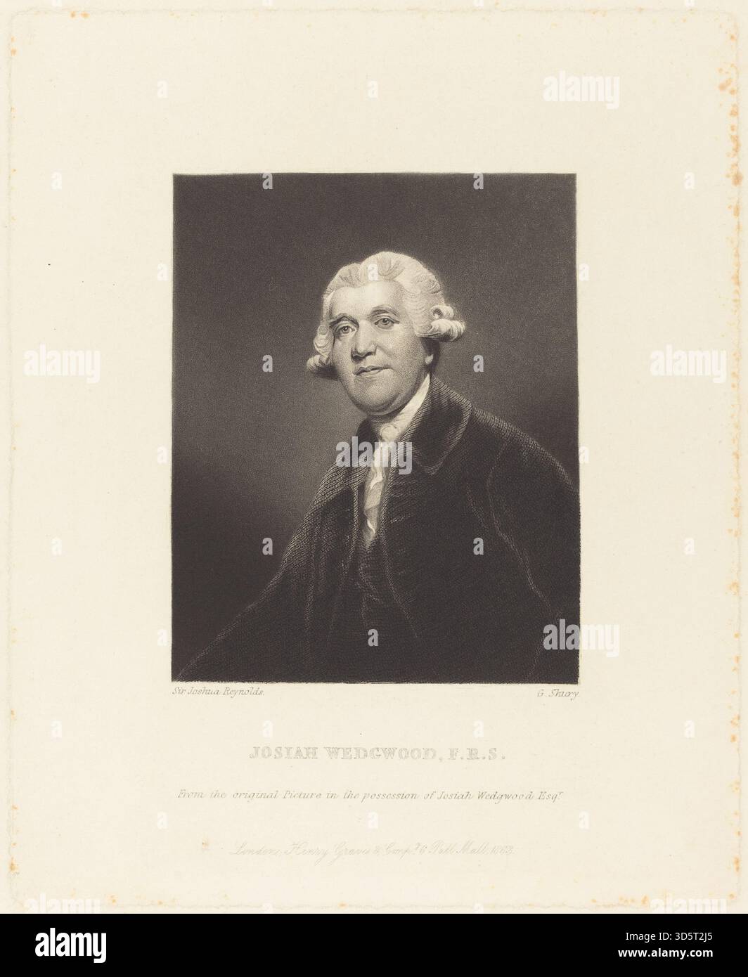 An 1863 print by George Salisbury Shury after Sir Joshua Reynolds ...