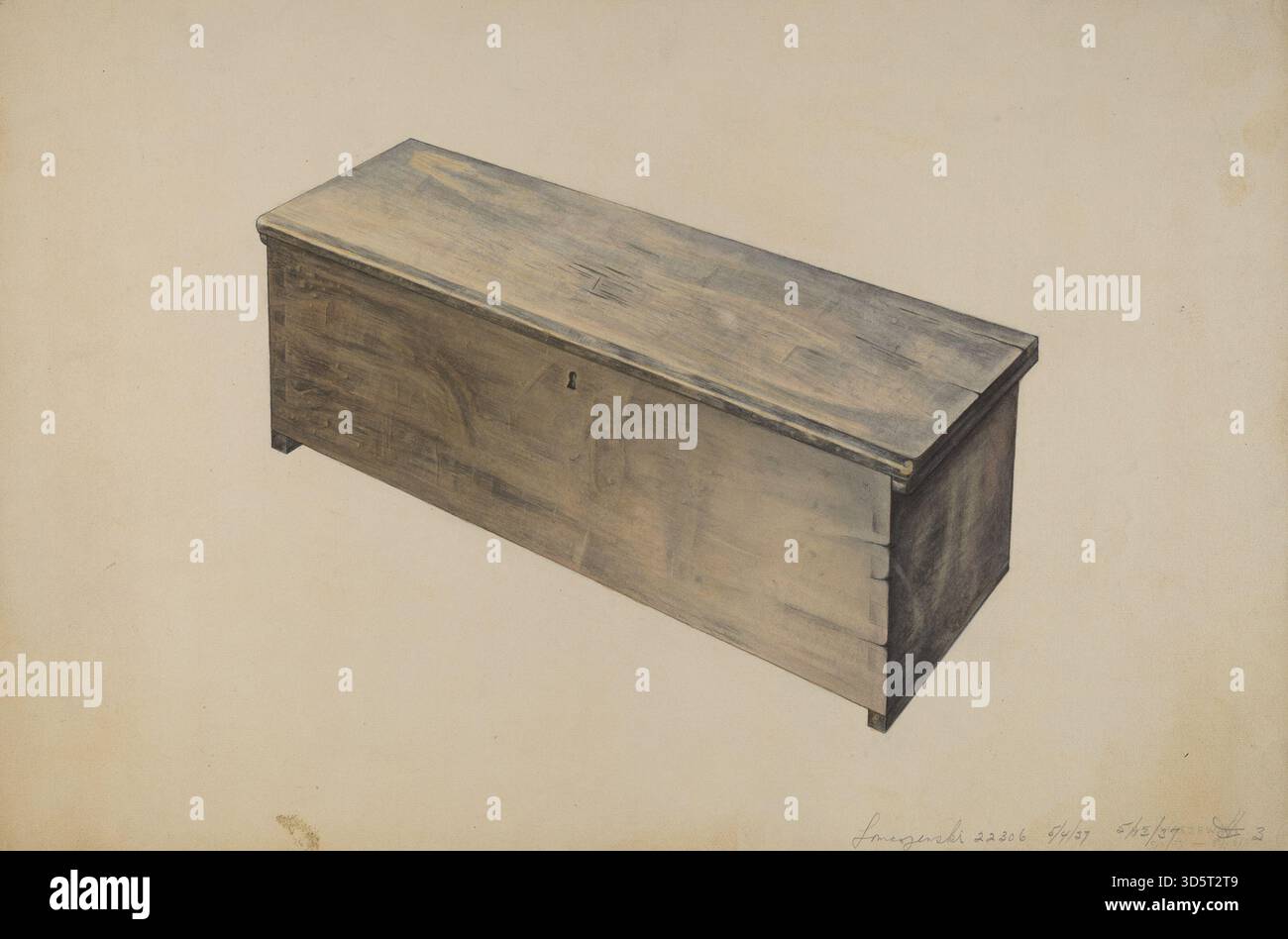 This 1937 utility chest by Henry Tomaszewski is a storage piece ...