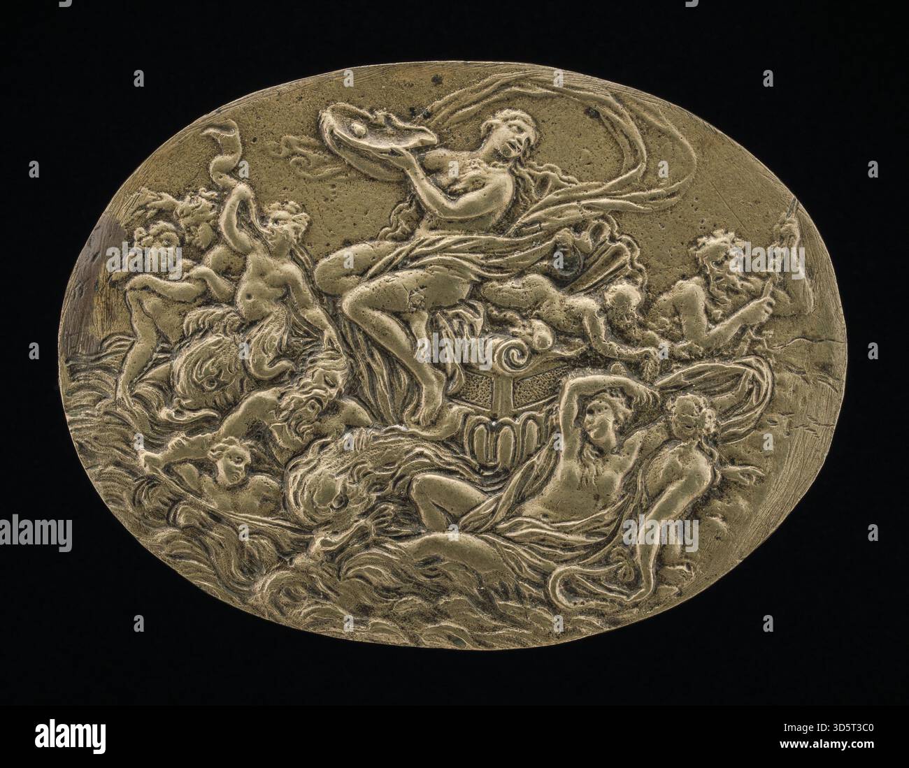 An early 16th-century Italian painting depicting Amphitrite's triumph ...