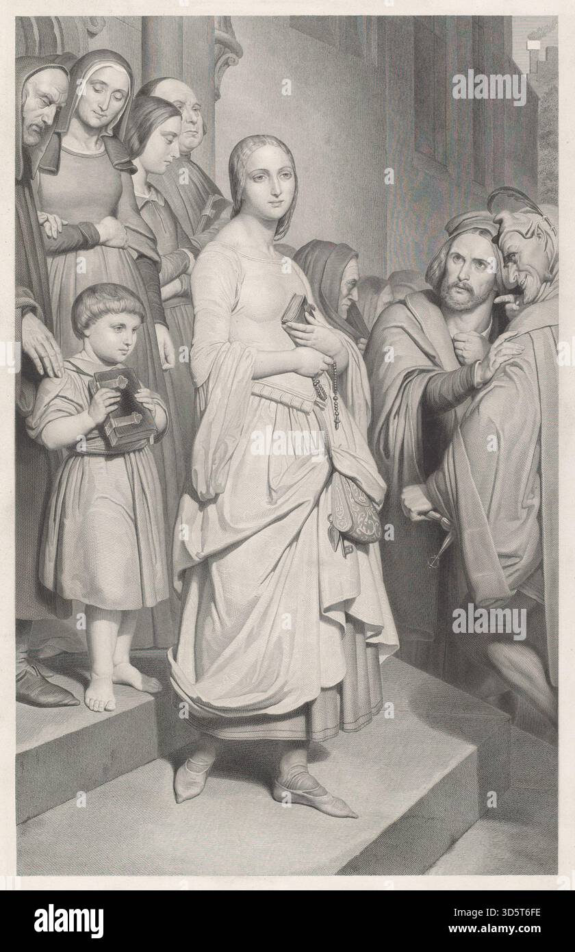 Faust Seeing Marguerite for the First Time is an artwork by Adolphe ...