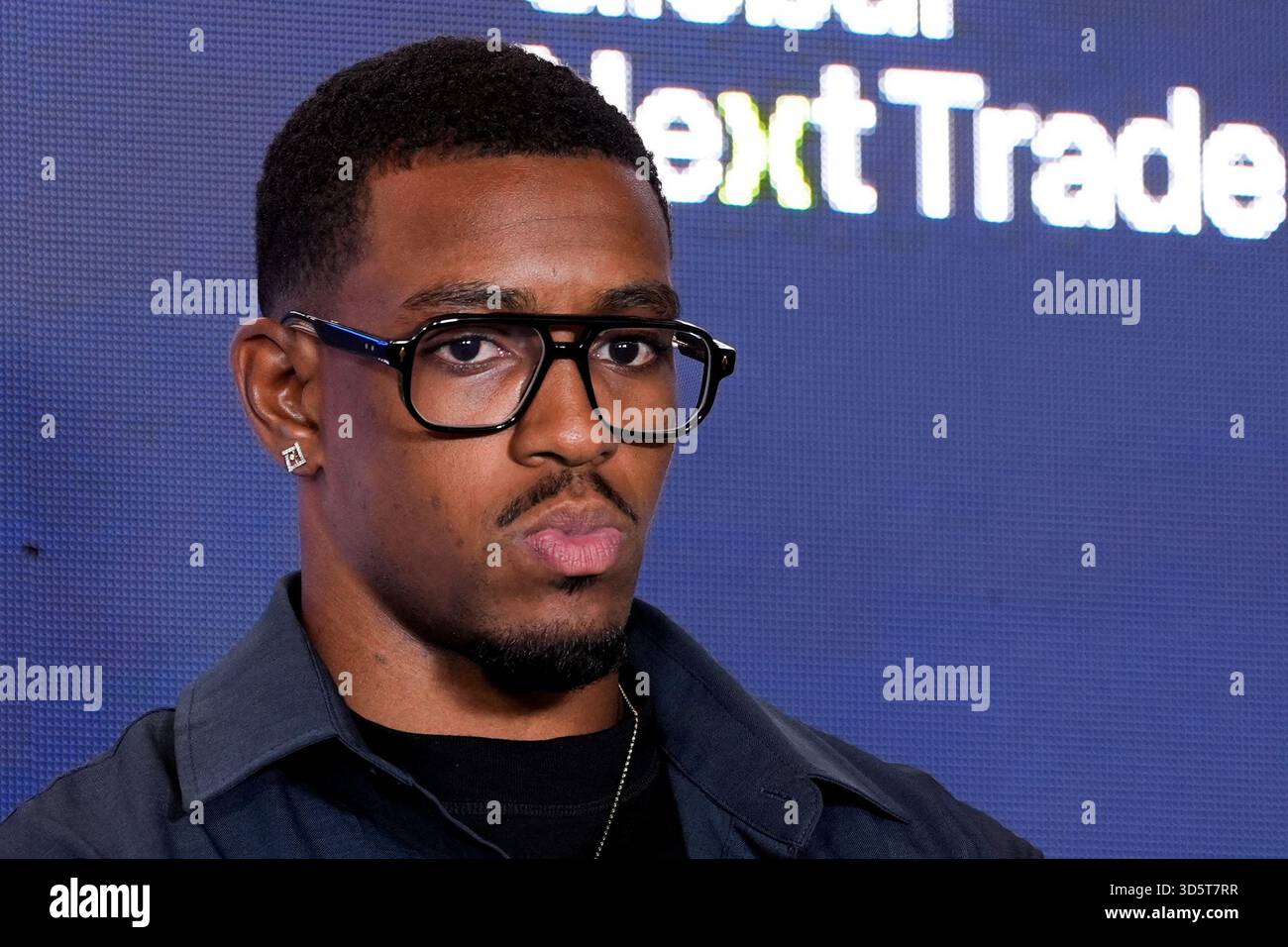 Ezra Taylor during the Magnificent 7 press launch at the Co-Op Live ...