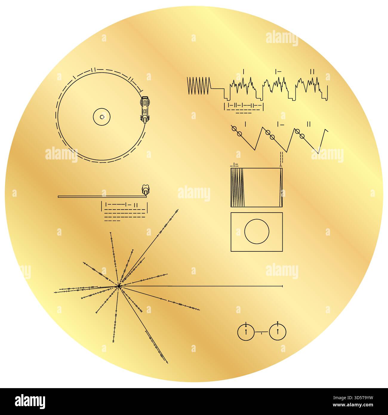 Voyager 1 space Stock Vector Images - Alamy