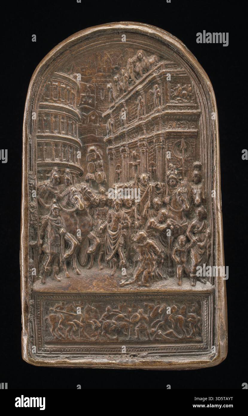 A 16th-century Milanese or Roman artwork depicting the beheading of ...