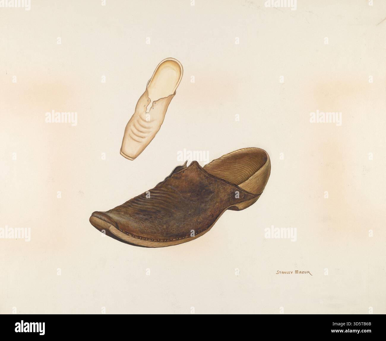 Artwork by Maxil Ballinger, circa 1937, depicting a traditional woman's ...