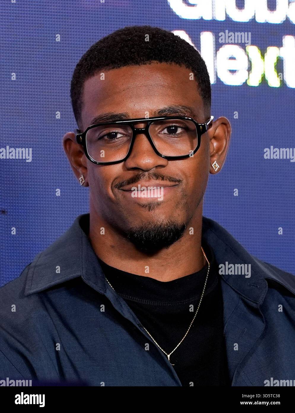 Ezra Taylor during the Magnificent 7 press launch at the Co-Op Live ...