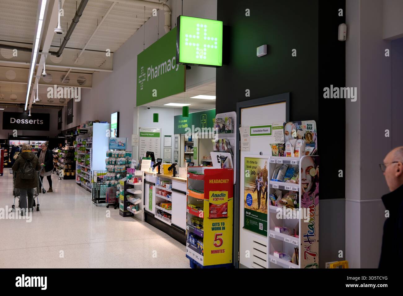 asda pharmacy, interior, hastings branch, east sussex, uk Stock Photo ...