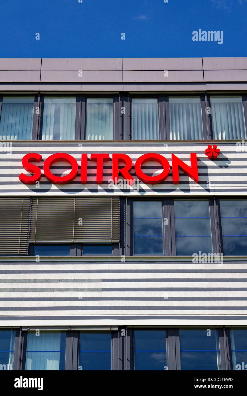Soitron IT company logo on headquarters building on May 29, 2025 in ...