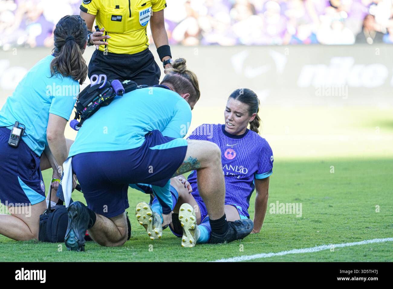 Orlando, Florida, USA, November 16, 2025, Orlando Pride player Julie ...