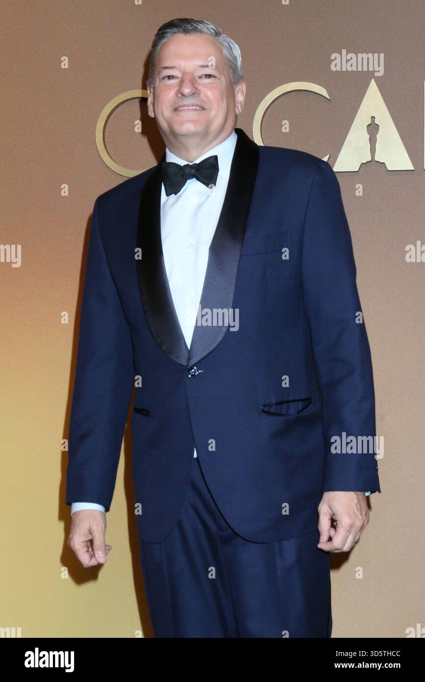 Los Angeles, USA. 16, November, 2025. Pictured left to right, Ted ...