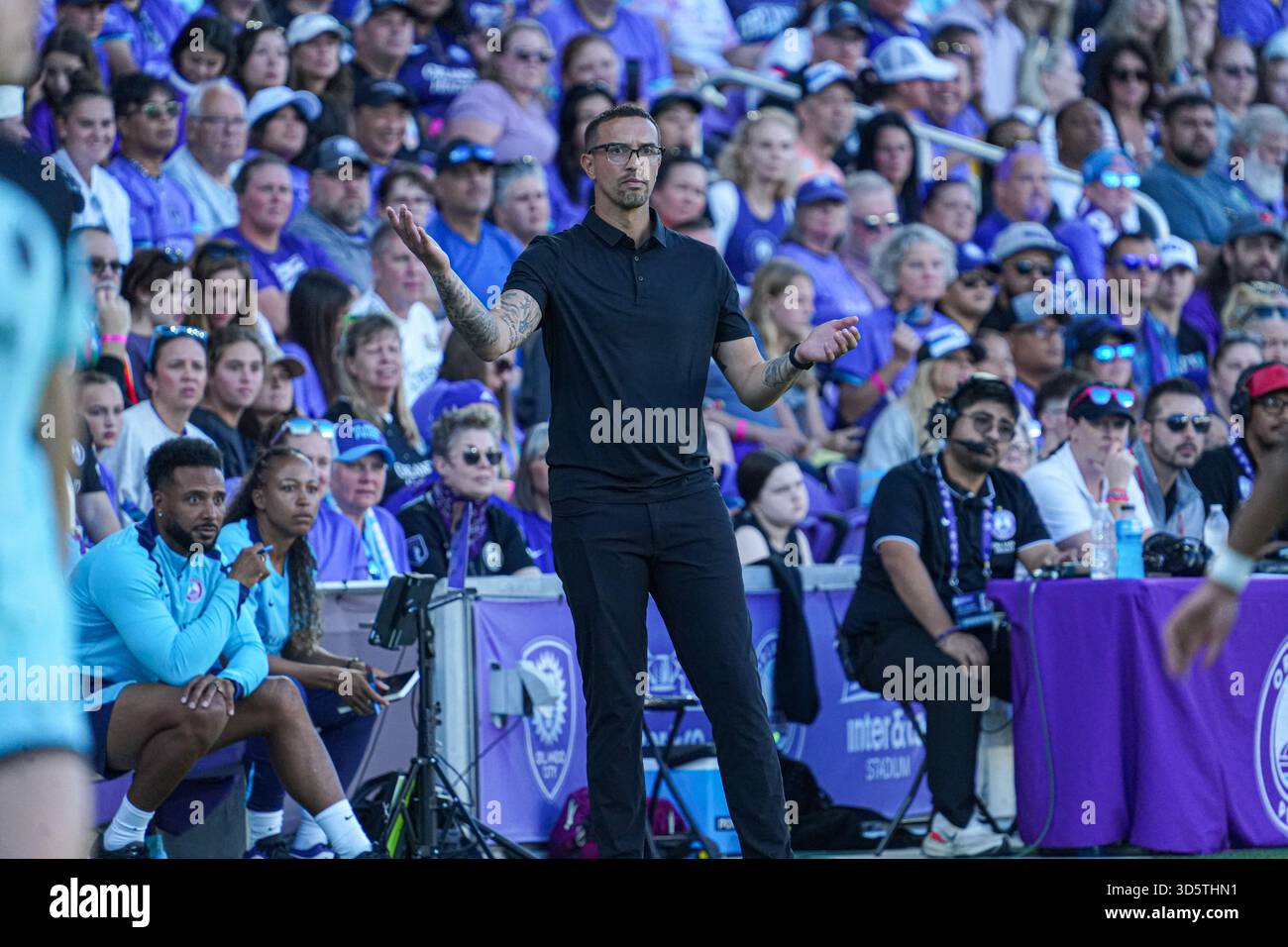 Orlando, Florida, USA, November 16, 2025, Orlando Pride manager ...