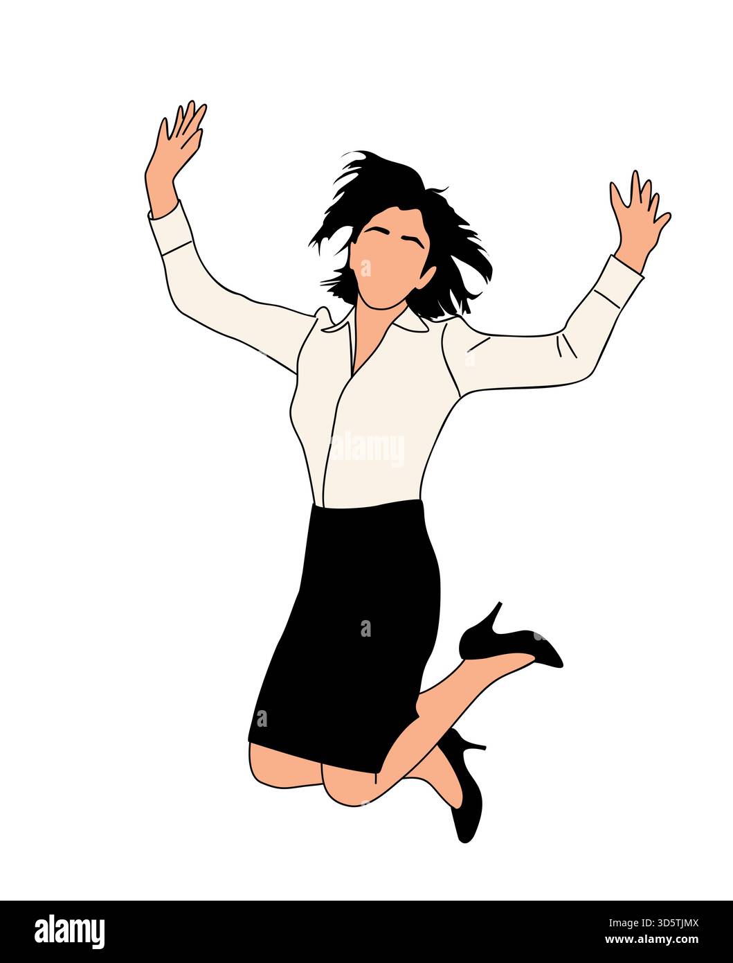 Celebration career Stock Vector Images - Alamy