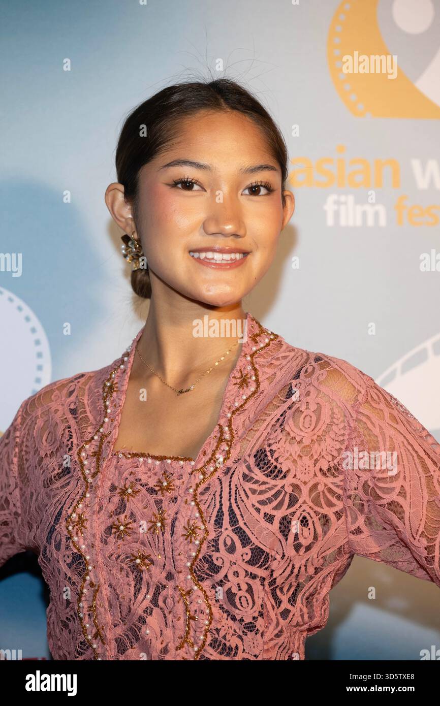 Jada Lee attends World Premiere of 'Love and Karma' at 11th Asian World Film Festival, Los ...
