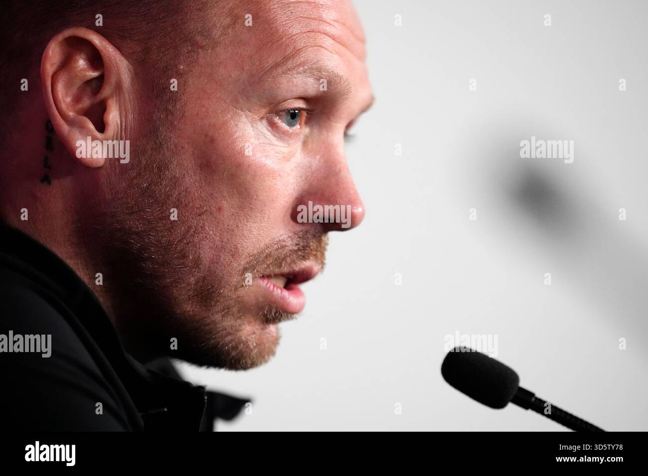 Wales head coach Craig Bellamy during a press conference at the Vale ...