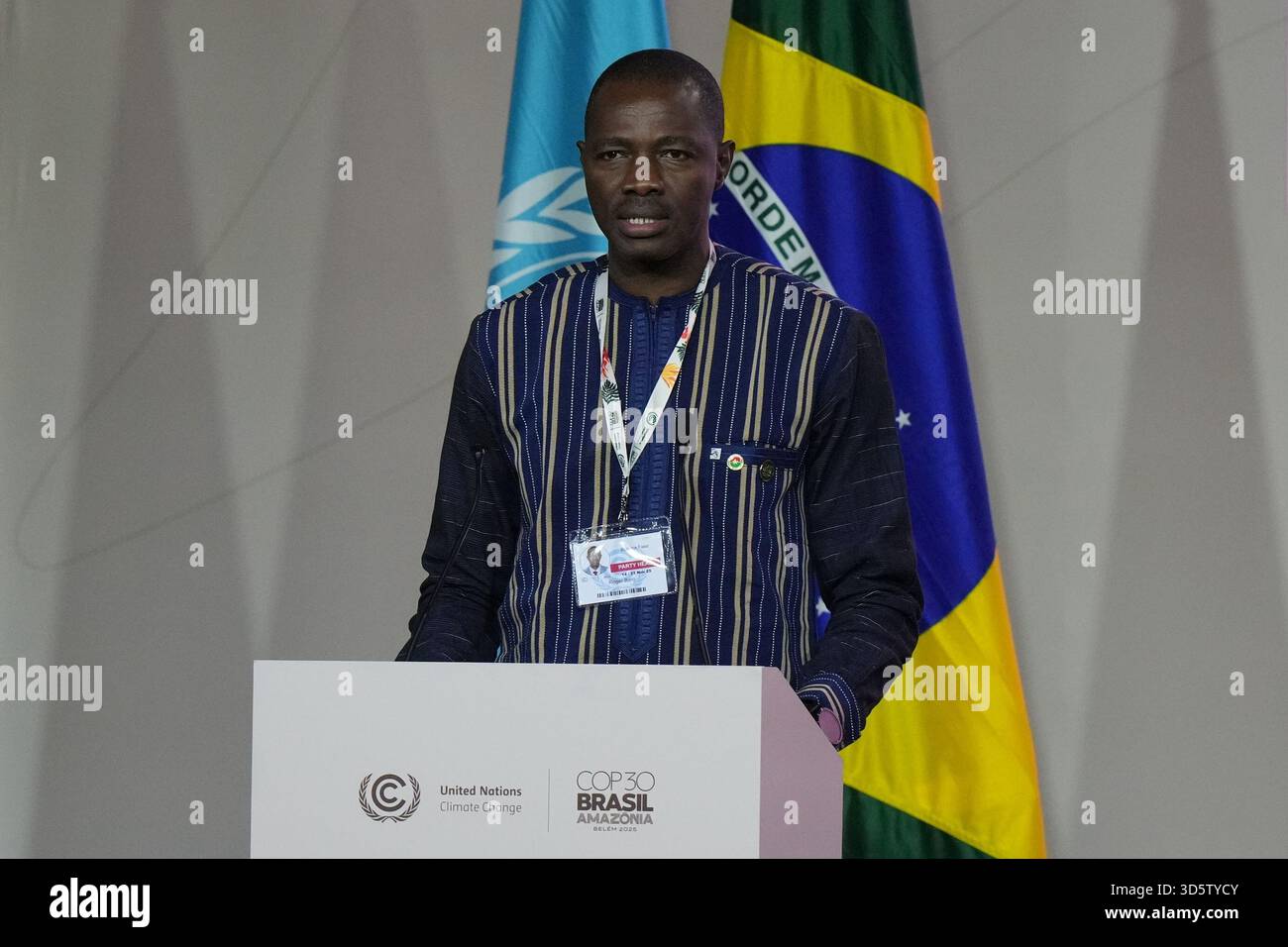 Roger Baro, minister of environment, water and sanitation of Burkina ...