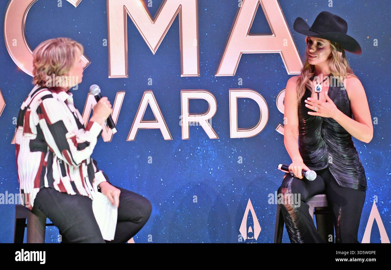 16 November 2025 - Nashville, Tennessee - Sarah Trahern, Lainey Wilson ...