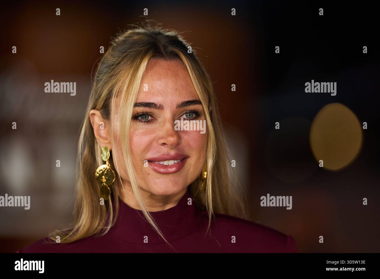 Kimberley Garner poses for photographers upon arrival at the UK ...