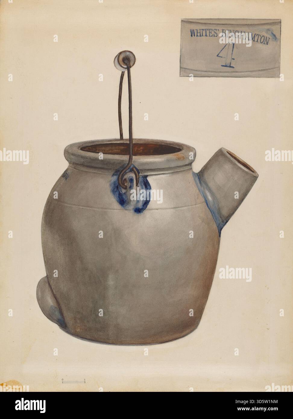 A jug by Jessica Price made between 1935 and 1942 designed for pancake ...