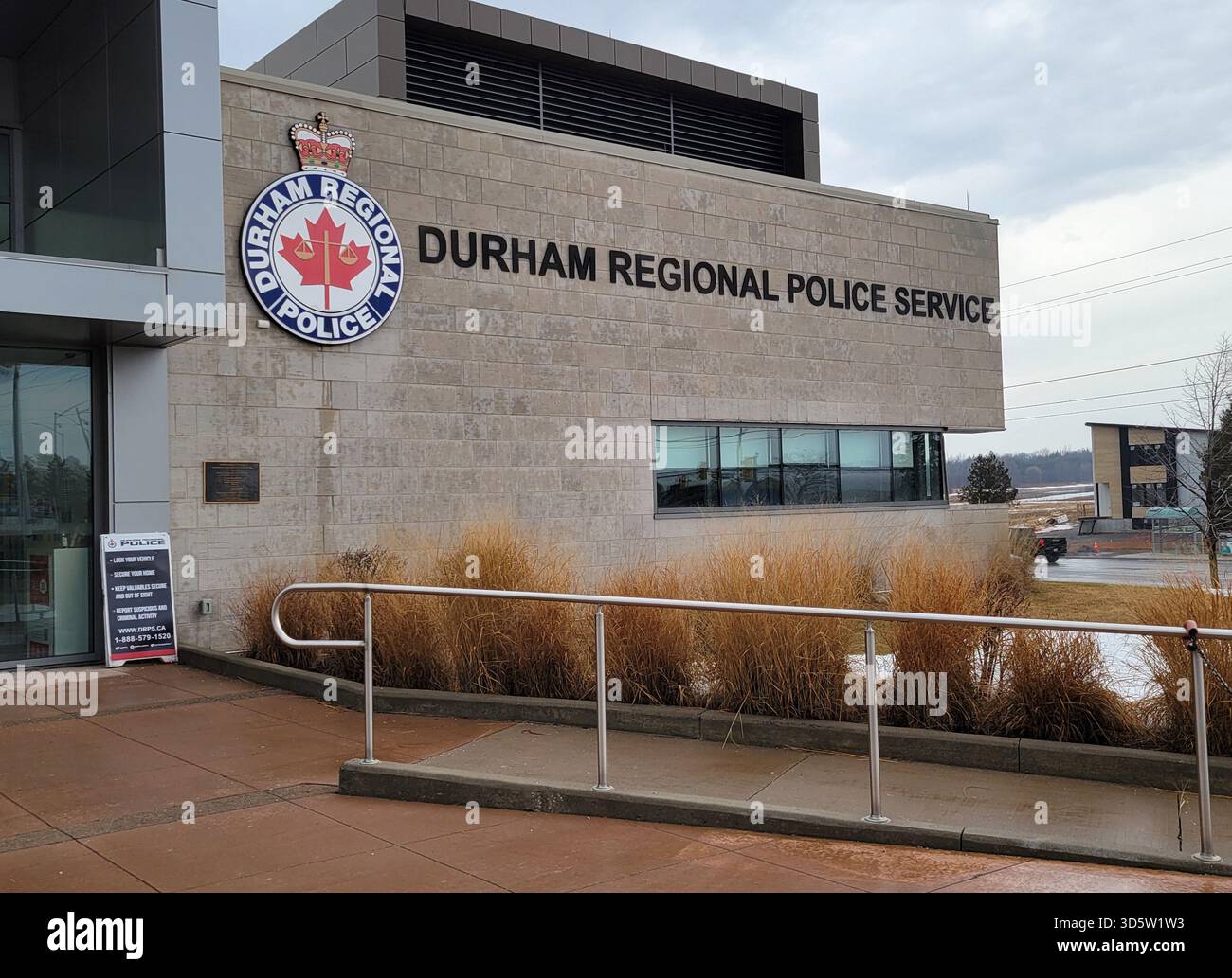 The Durham Regional Police East Division building is shown in ...
