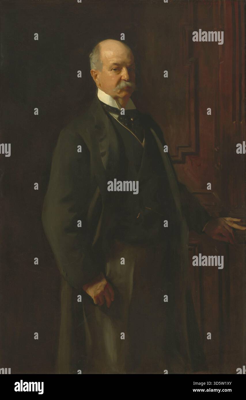 A 1902 portrait painting by John Singer Sargent depicting Peter A. B ...
