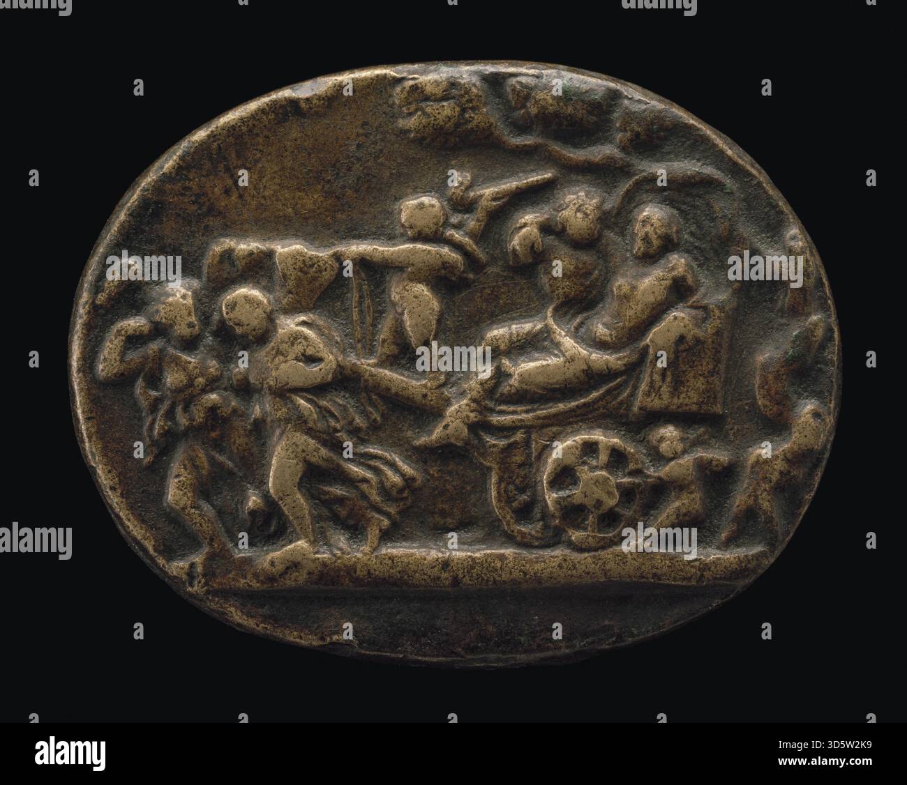 This mid-15th-century Roman artwork, after antique models, depicts ...