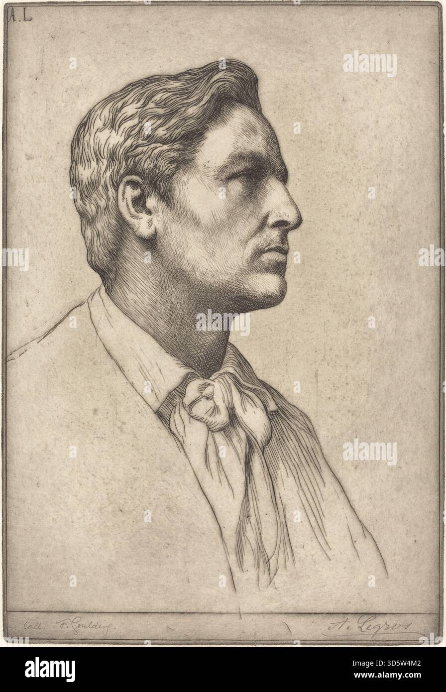 This portrait by Alphonse Legros depicts Sir Charles Holroyd, showing ...