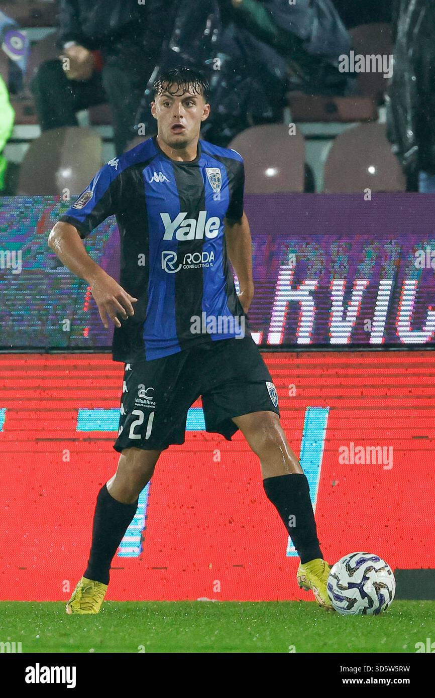 Corrado Riviera of AC Renate seen in action during the Italian Serie C ...