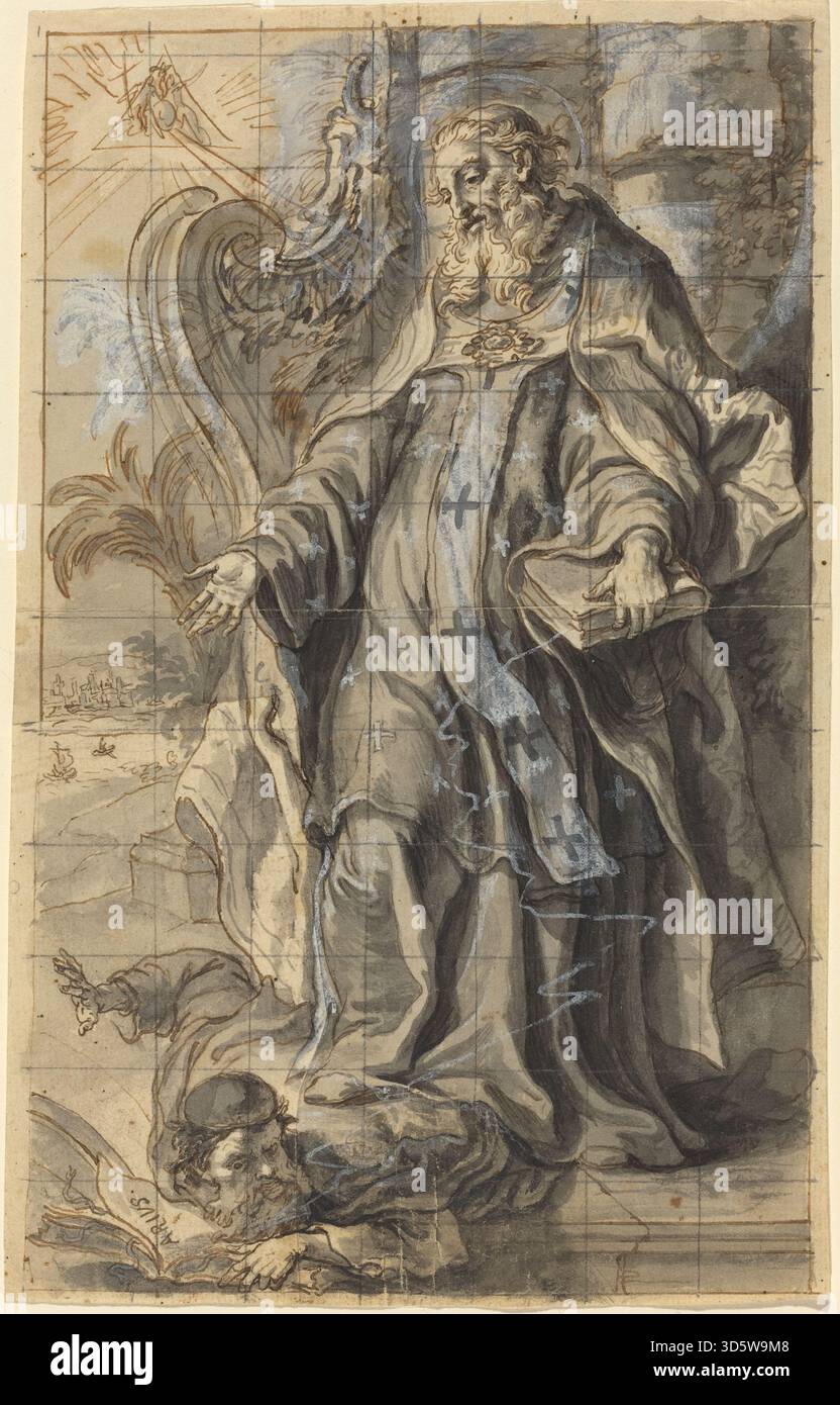 Saint ambrose suppressing heresy hi-res stock photography and images ...