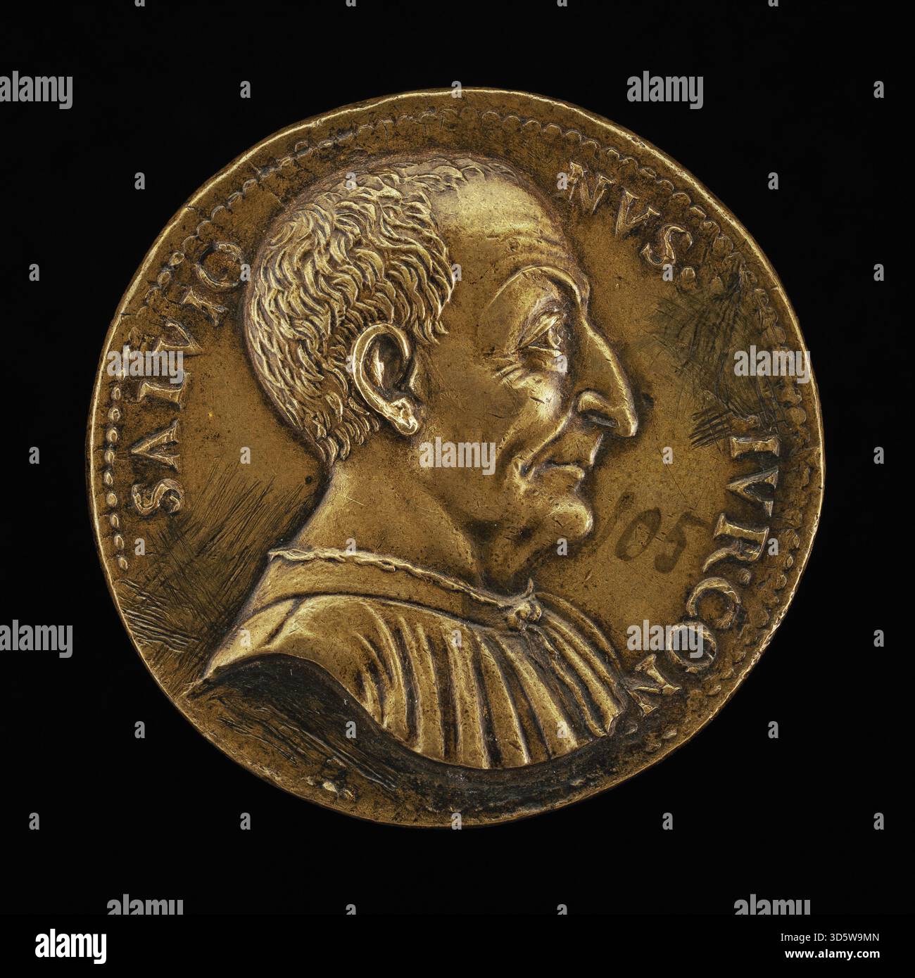 This obverse medal depicts Luca Salvioni (d. 1536), a Paduan jurist ...